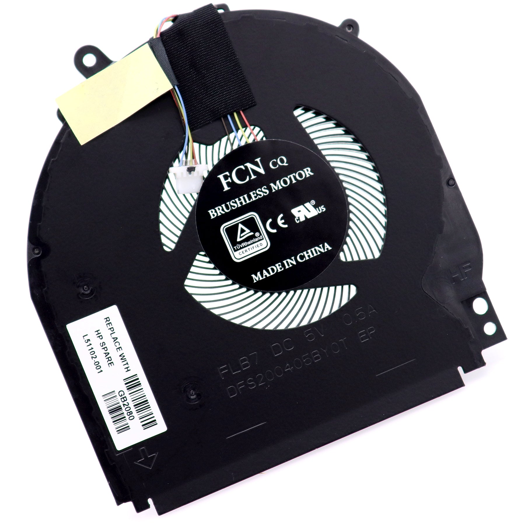 CPU Cooling Fan L51100-001 for HP Pavilion X360 14-DH 14-DH1036TX 15-DQ ...