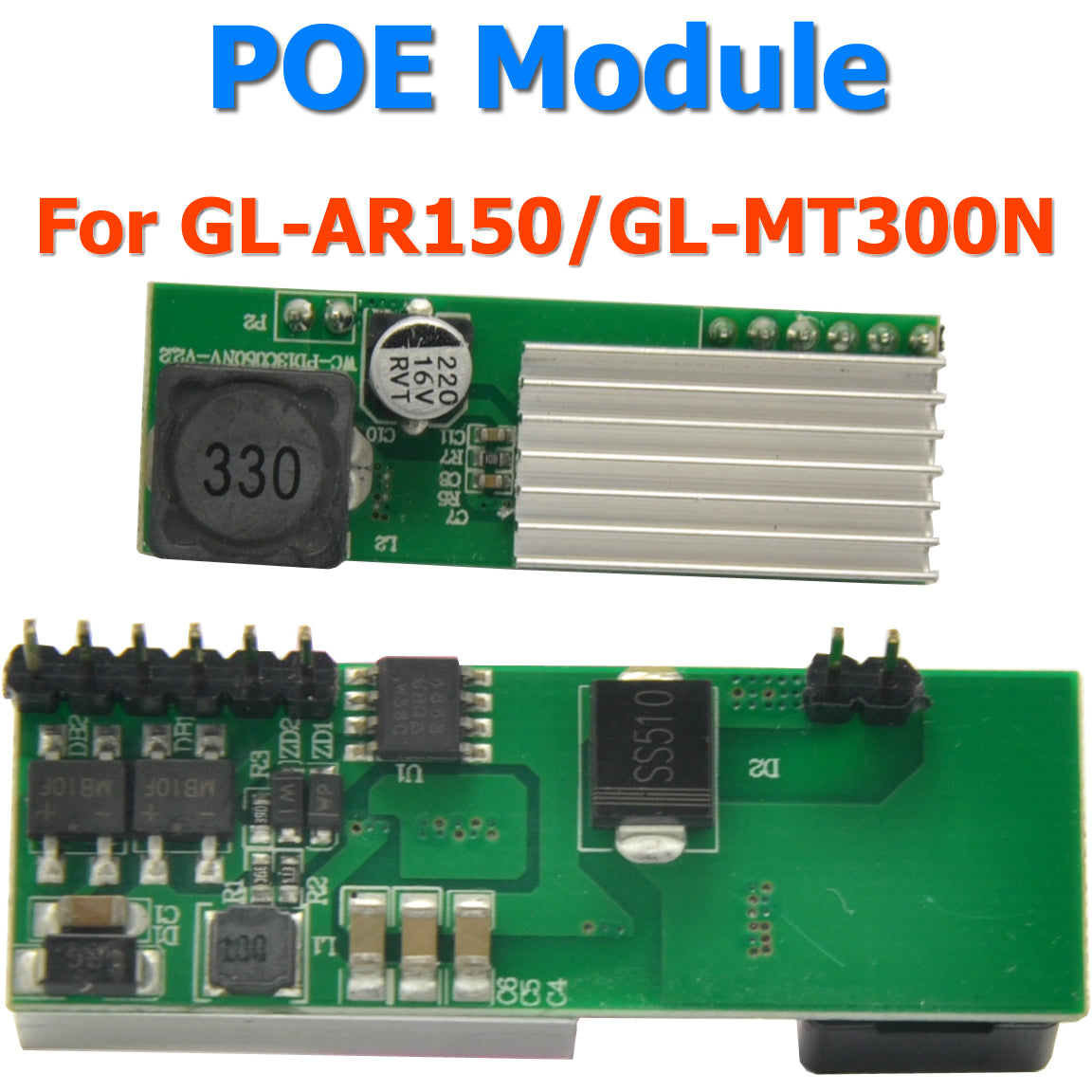 Mini PoE Board Module IEEE 802.3AF 48V for GL.iNet Router GL-AR150/GL ...